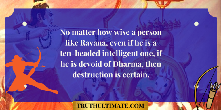 50 Ramayana Quotes to change life - Truth Ultimate
