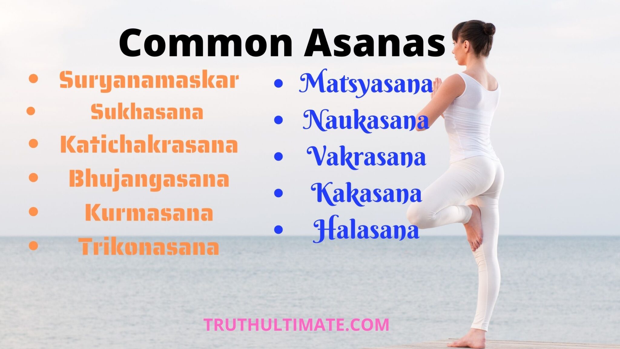 Yoga asanas images with names - Truth Ultimate